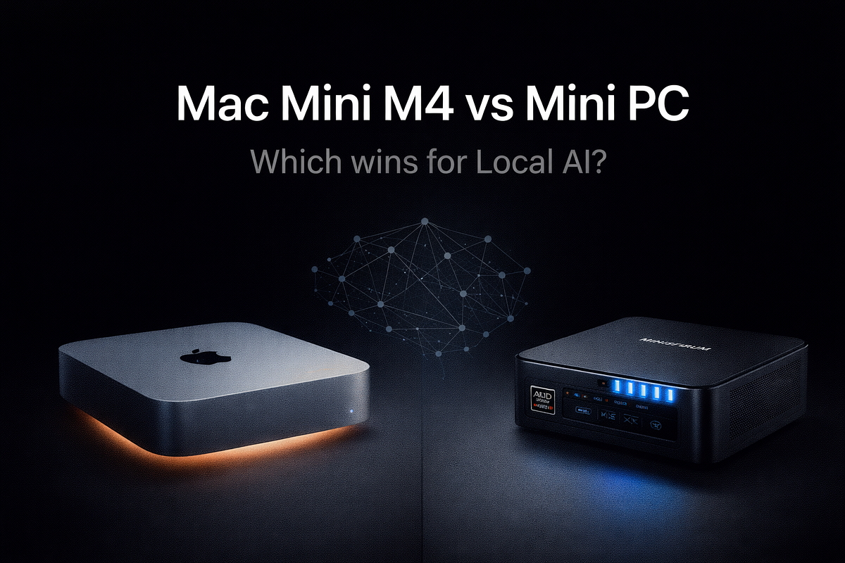 Mac Mini M4 vs Mini PC for Local LLM in 2026 — Which Should You ...
