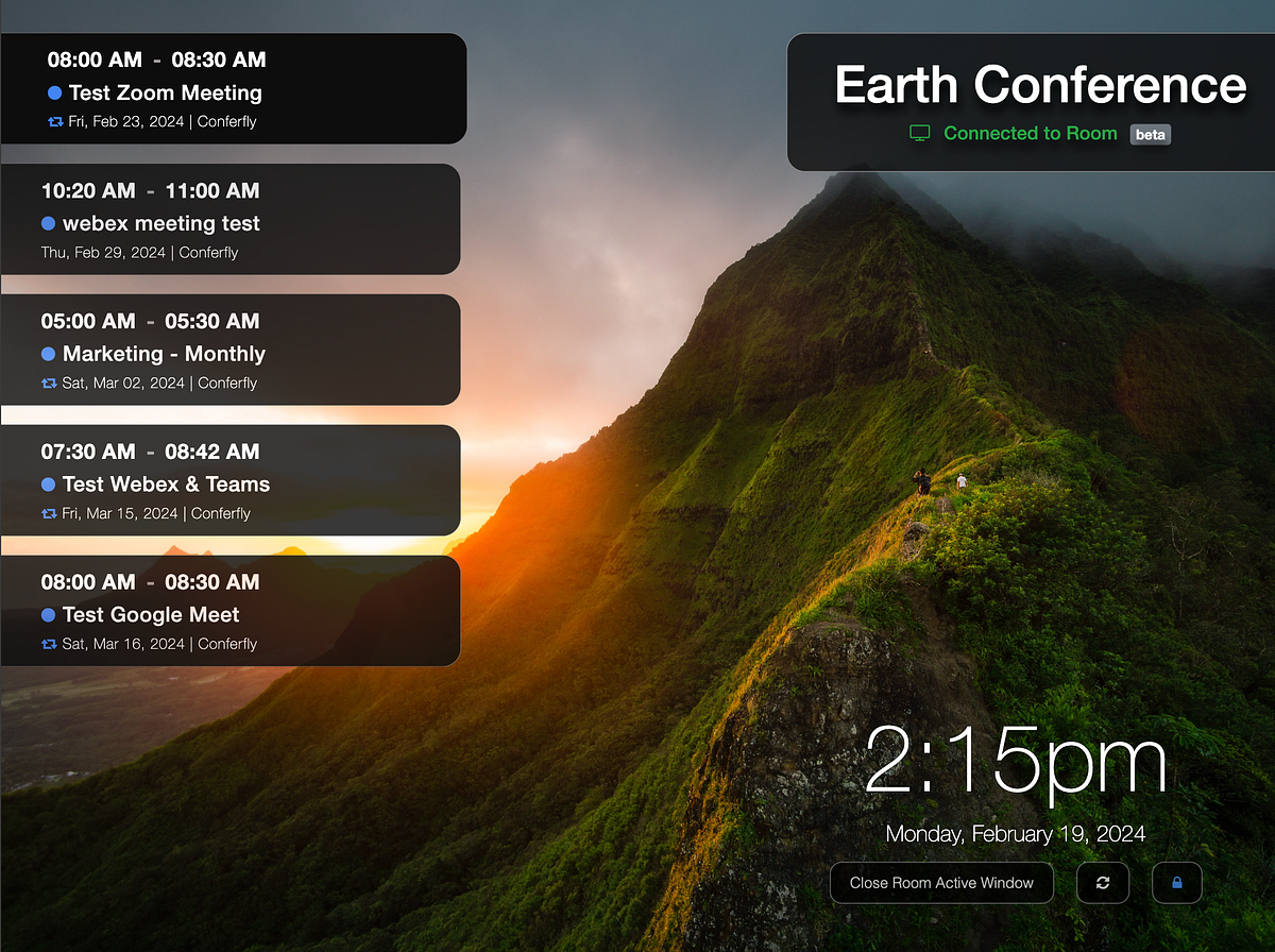 How to Set Up Your Conference Room with Tablet Controller in Conferfly ...