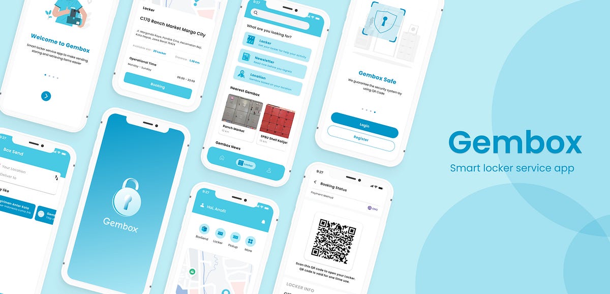 UI/UX Case Study : Gembox. One way solution for better service app | by ...