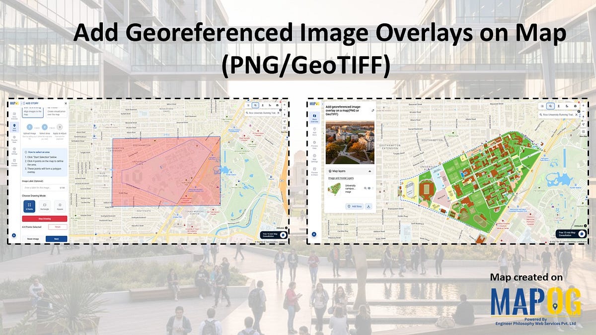Add georeferenced image overlays on map (PNG/GeoTIFF) | by Nitu Bhuyan | Oct, 2025 | Medium