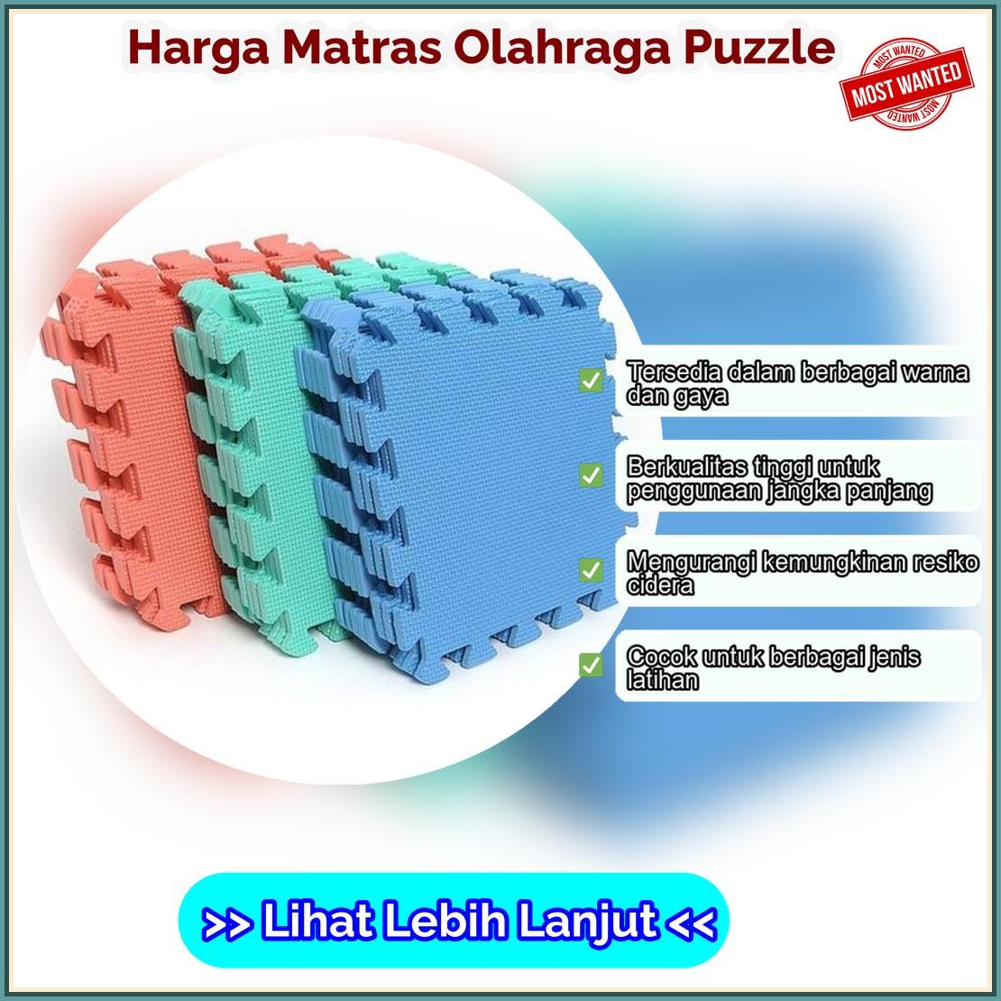 Harga Matras Olahraga Puzzle - Matras Judo - Medium