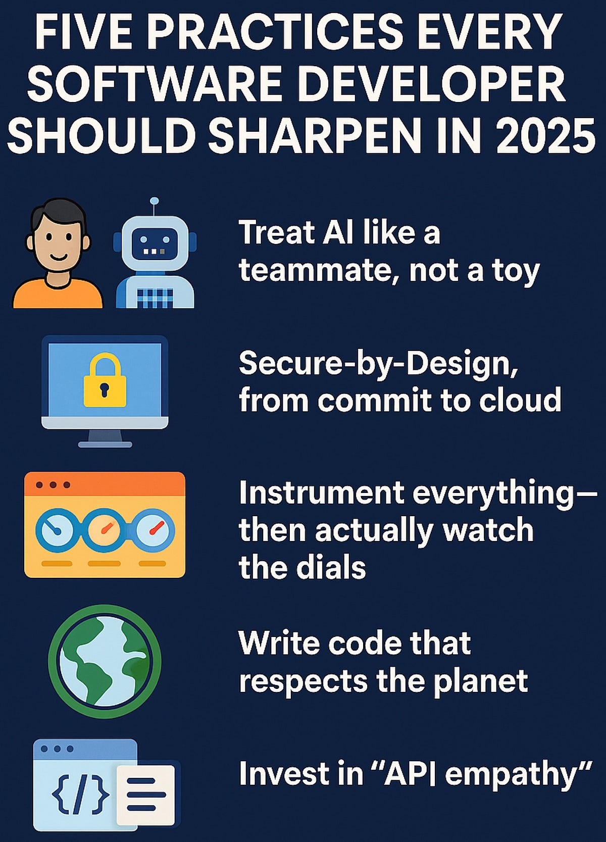 Five Practices Every Software Developer Should Sharpen in 2025 | by Configr Technologies ...
