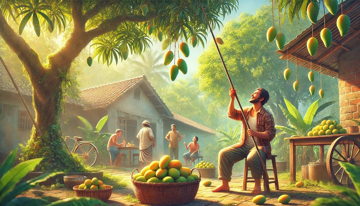 The Mango Pole: A Sweet Solution for Prabha and His Friends | by Rajesh ...