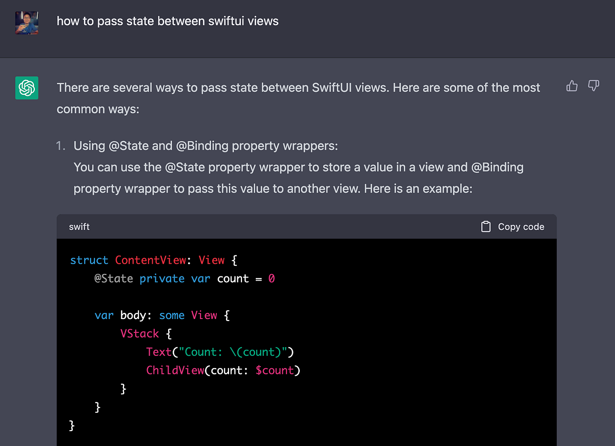 8 ways I used ChatGPT to help me build my first SwiftUI app | by Nate Chan | Medium