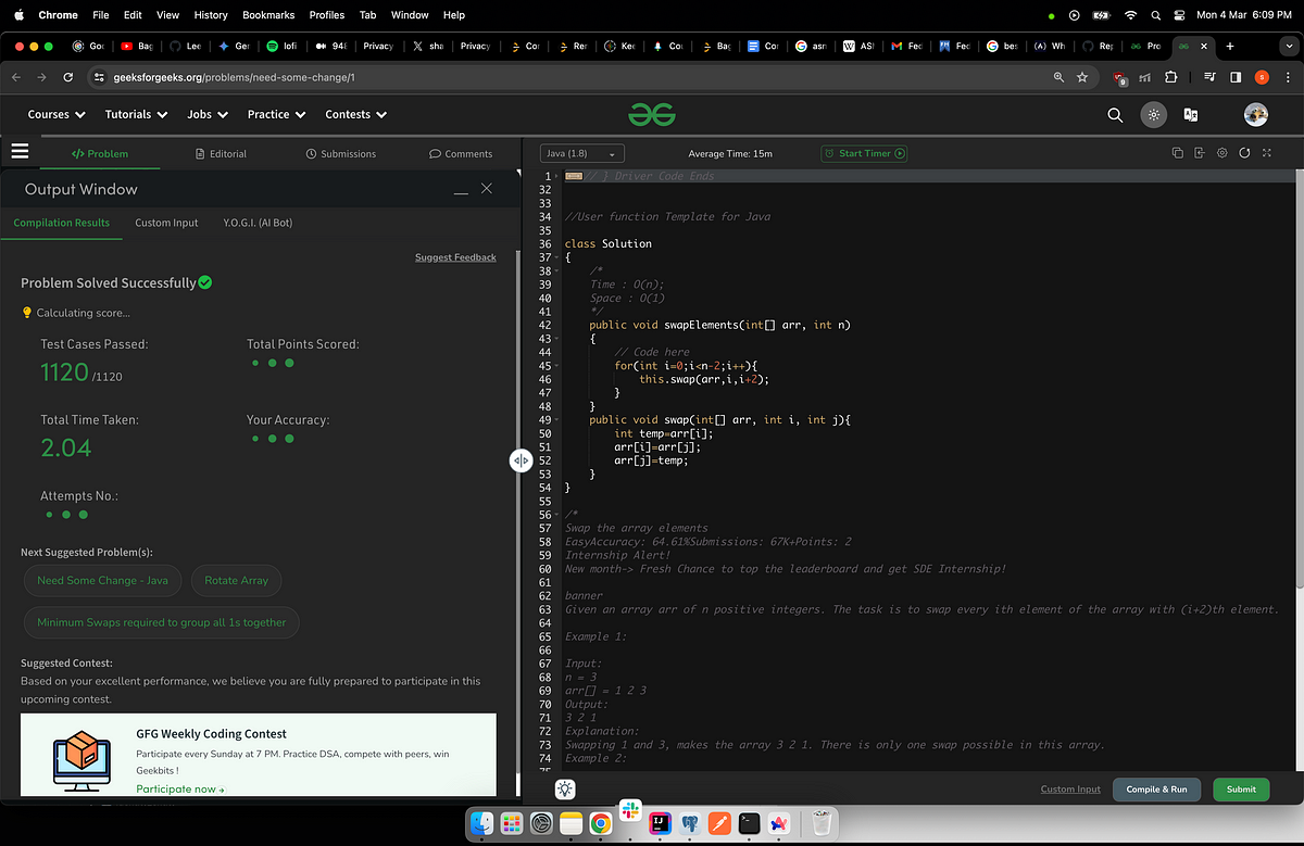 Swap the array elements. problem statement | by shashi | Medium Swap the array elements. problem statement | by shashi | Medium