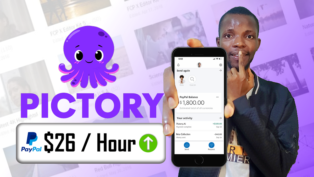 I MADE 26 DOLLARS IN 1 HOUR WITH PICTORY.AI - Olawap Media - Medium