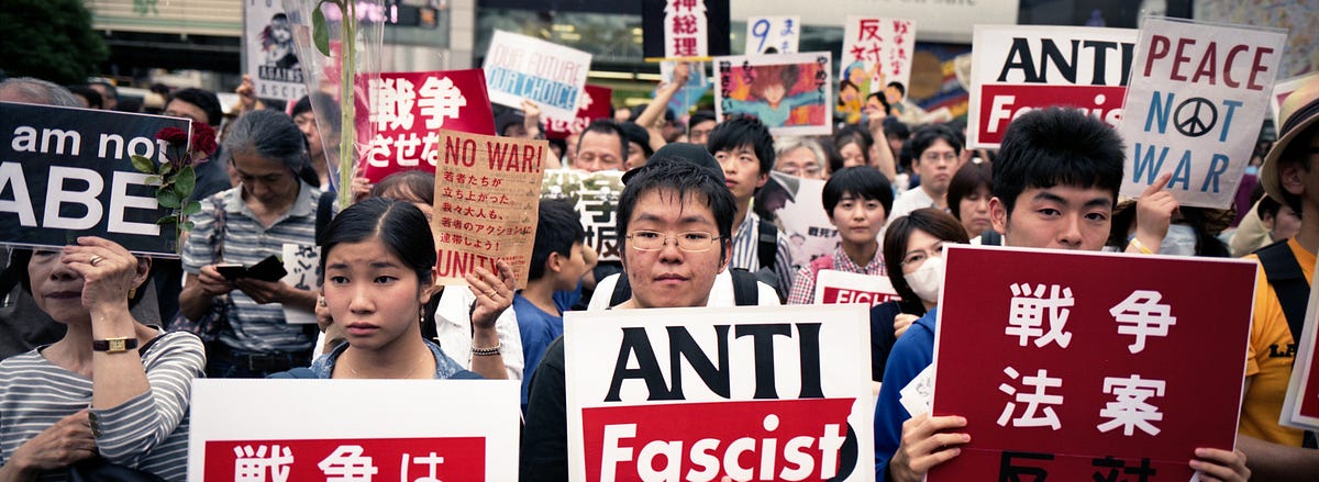 The Japanese law demonstrations. I recently came back from Japan. I ...