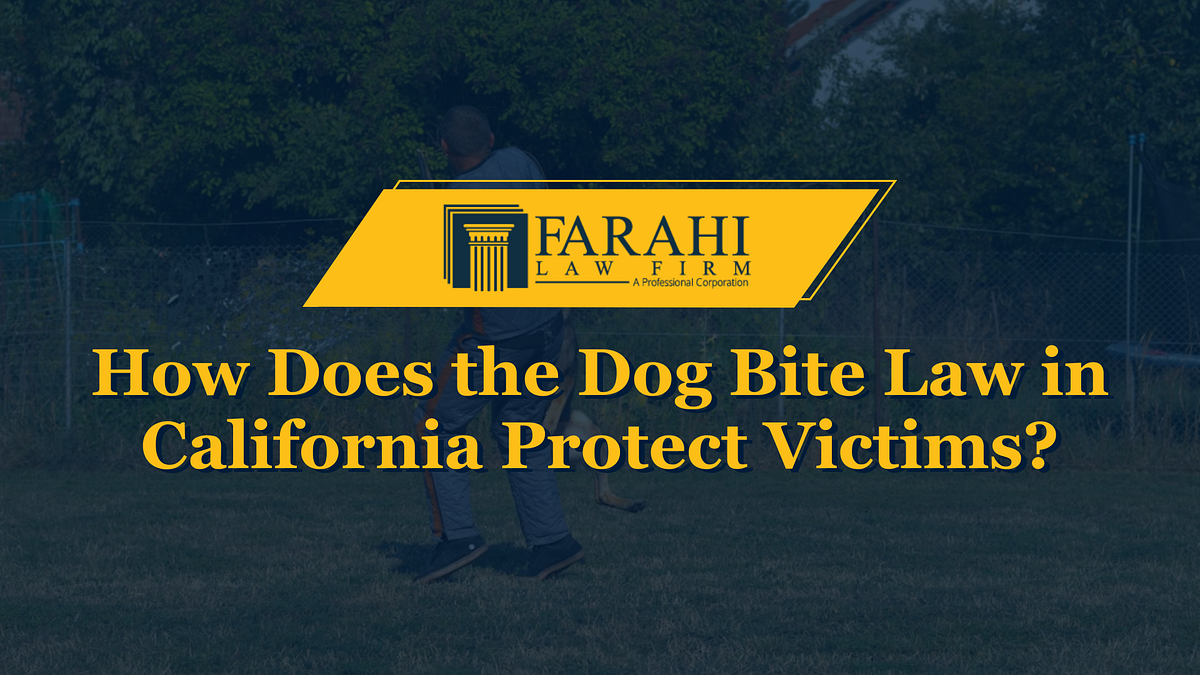 How Does the Dog Bite Law in California Protect Victims? - Farahi Law ...