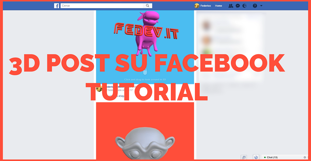 Come Creare post 3D su Facebook. Il metodo più semplice. Tutorial per ...