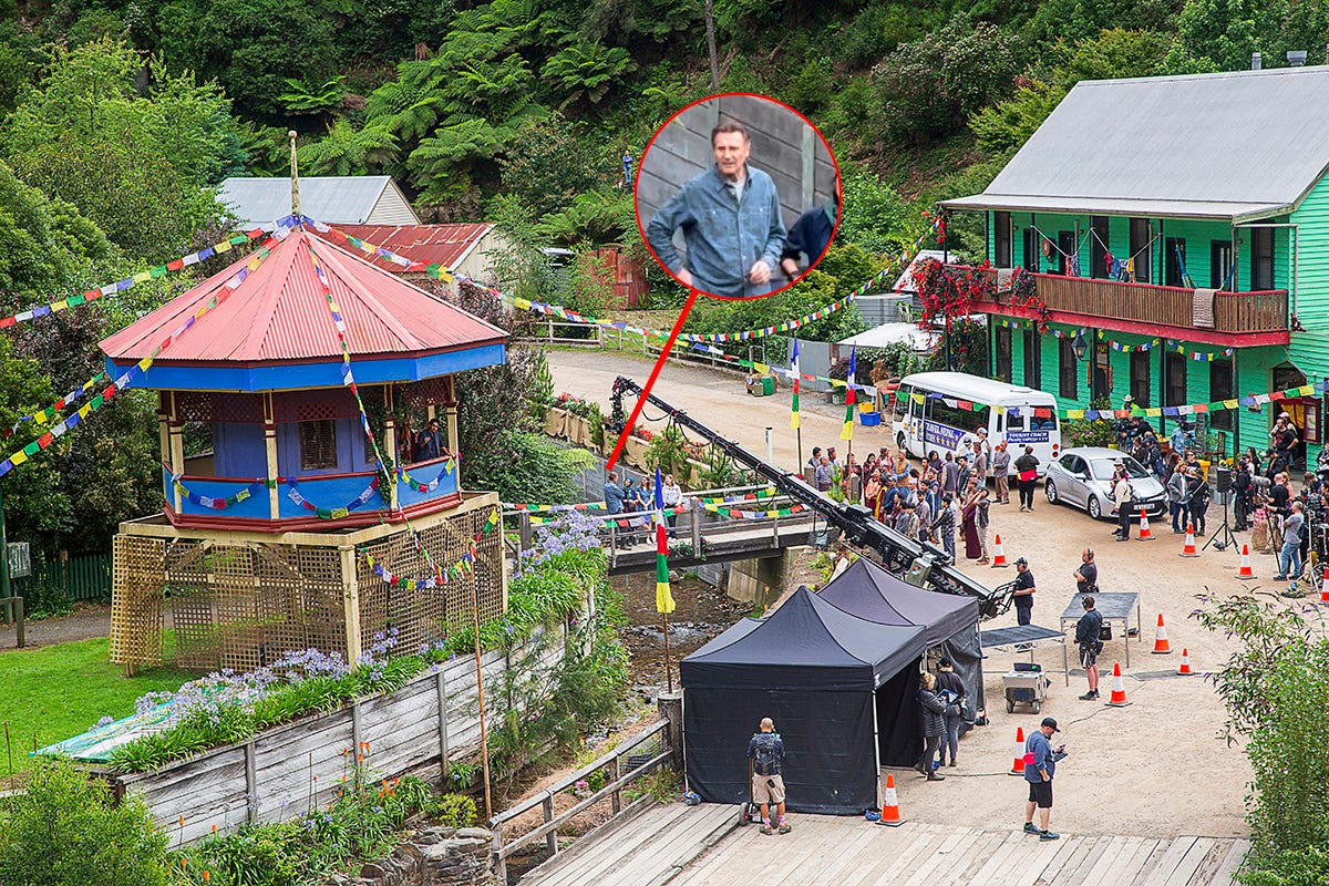 Liam Neeson Films Blockbuster in Small Historic Town in Walhalla ...