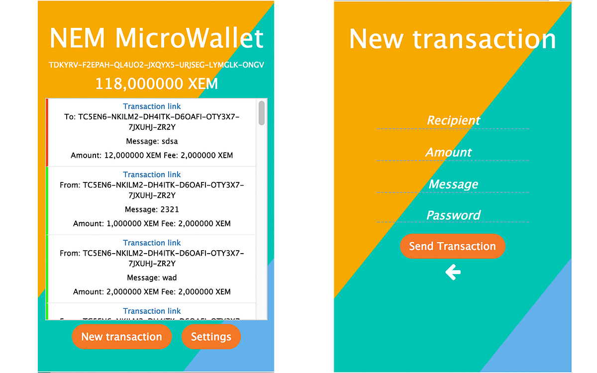 Introducing the NEM Microwallet. The NEM ecosystem has always been one ...
