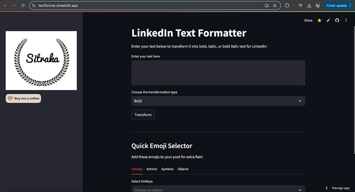 Turning Frustration into Creation: A Streamlit App in 10minutes | by ...