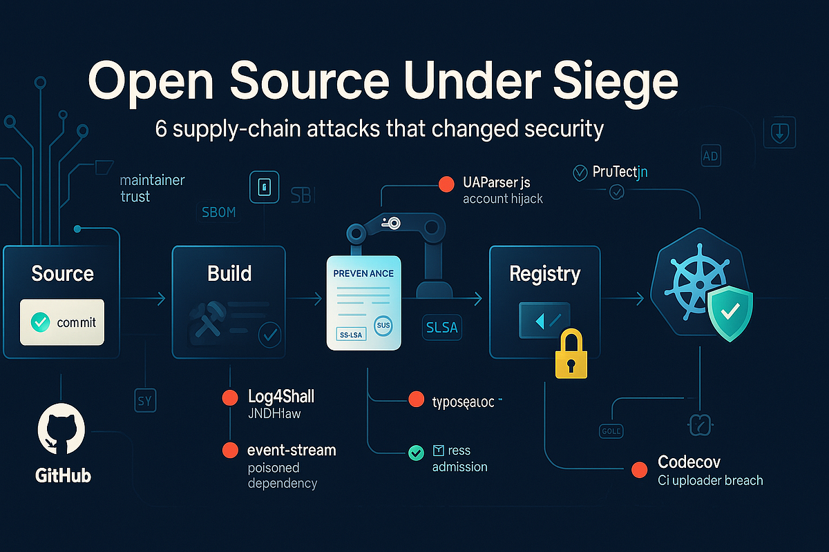 Open Source Under Siege. Six supply-chain attacks that reshaped… | by Nexumo | Nov, 2025 | Medium