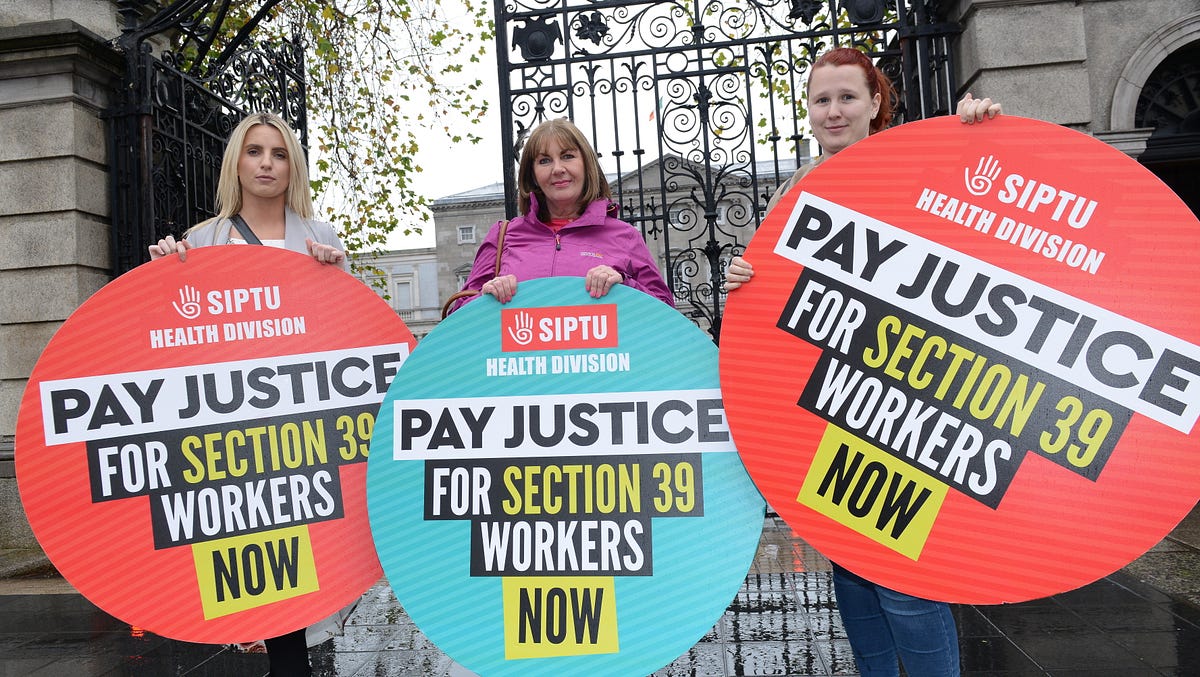 SIPTU to ballot members in Section 39 organisations on strike action ...