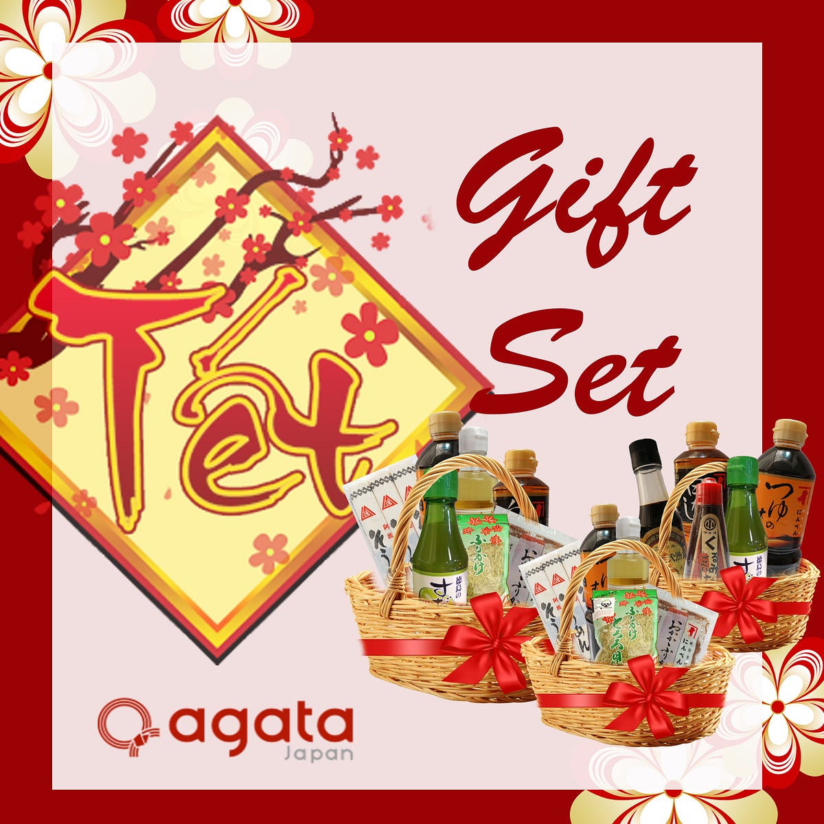 Tet Gift Set. 🍶🍦🍵Hãy đến để trải nghiệm ẩm thực… | by agataJapan® | Medium