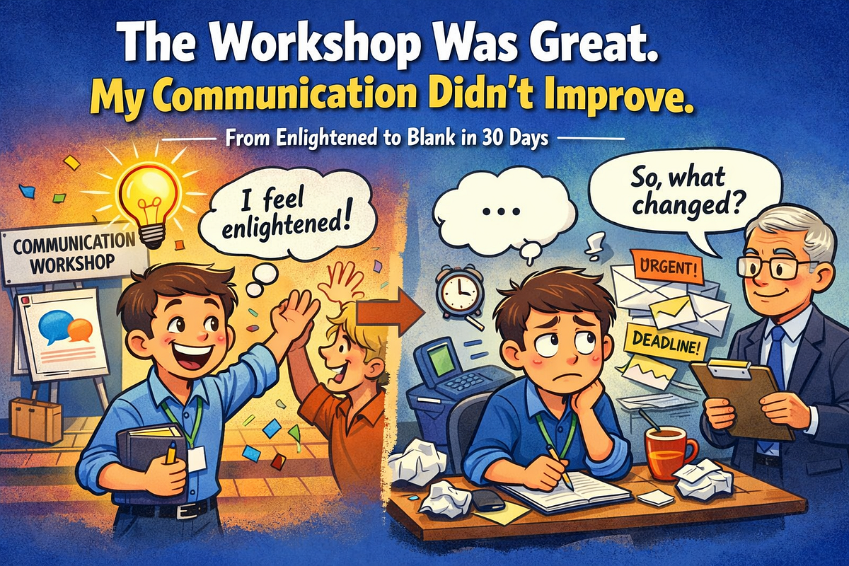 The ‘Communication Skills’ Workshop Was Great. My Communication Didn’t ...