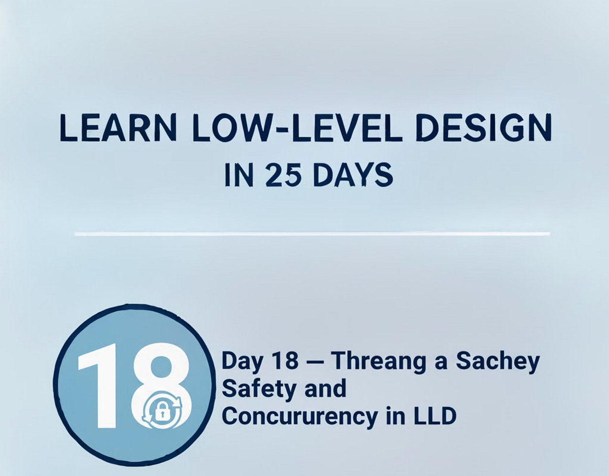 Learn Low-Level Design in 25 Days: Day 18 — Thread Safety and ...