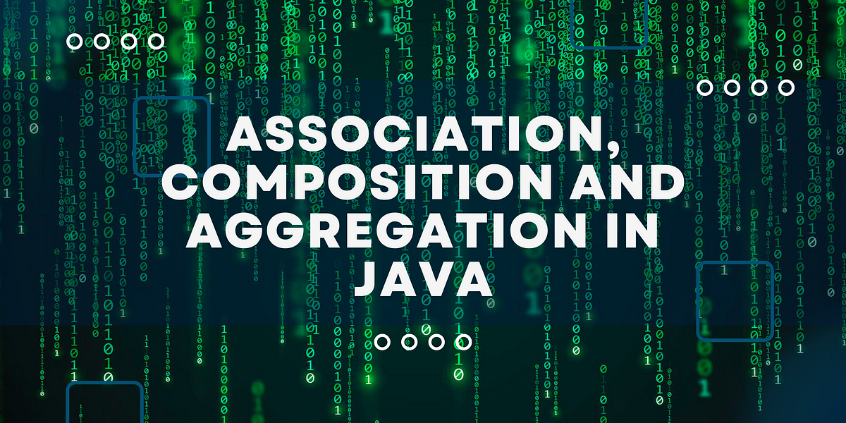 Association Composition And Aggregation In Java By Jayaweerage Ishan Randika Medium