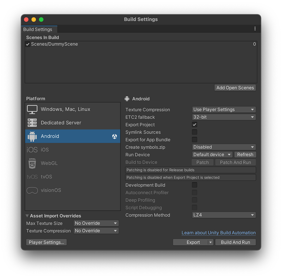 [Note] Importing Unity3D project into Android project | by SEONGJU KIM | Medium