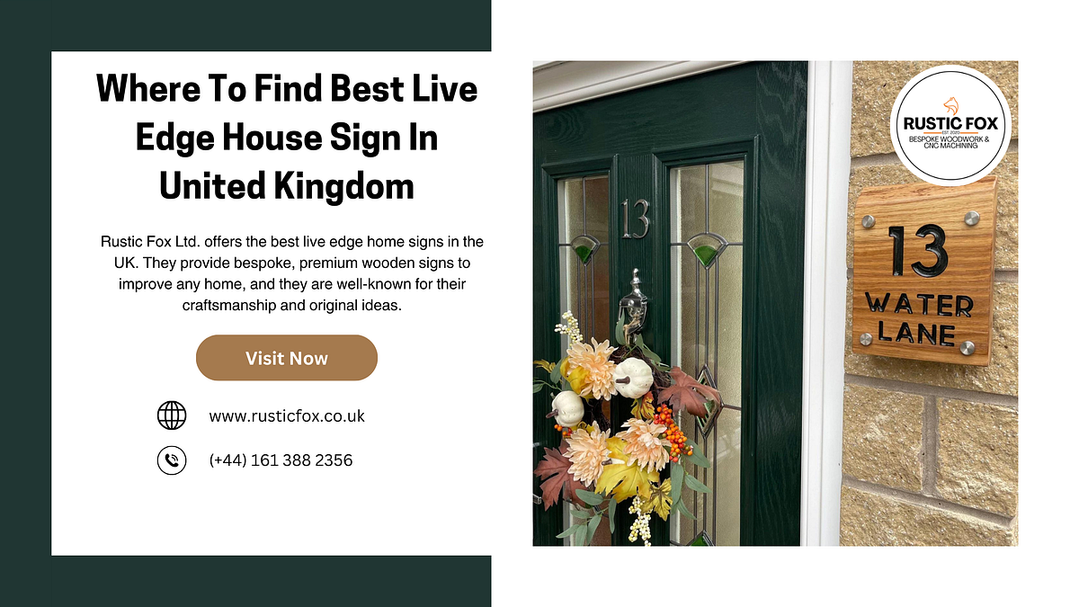 Where To Find Best Live Edge House Sign In United Kingdom | by ...