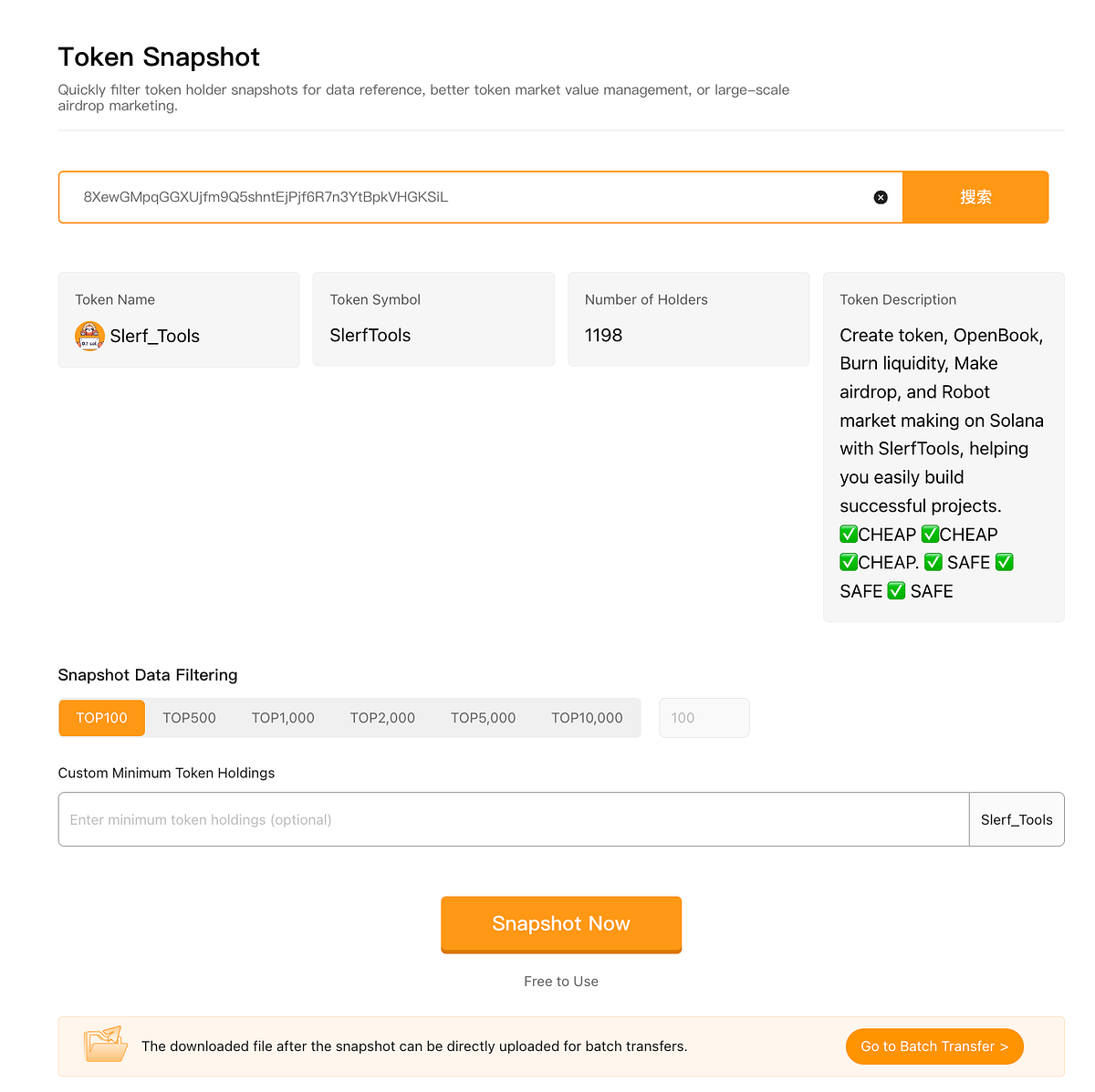 Solana Snapshot Token Holder Addresses | by abao | Medium
