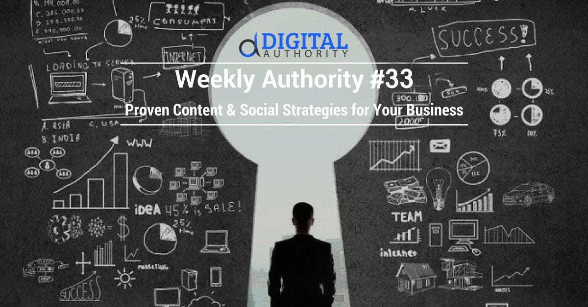The Weekly Authority #33. We Scour the web to give you the… | by ...