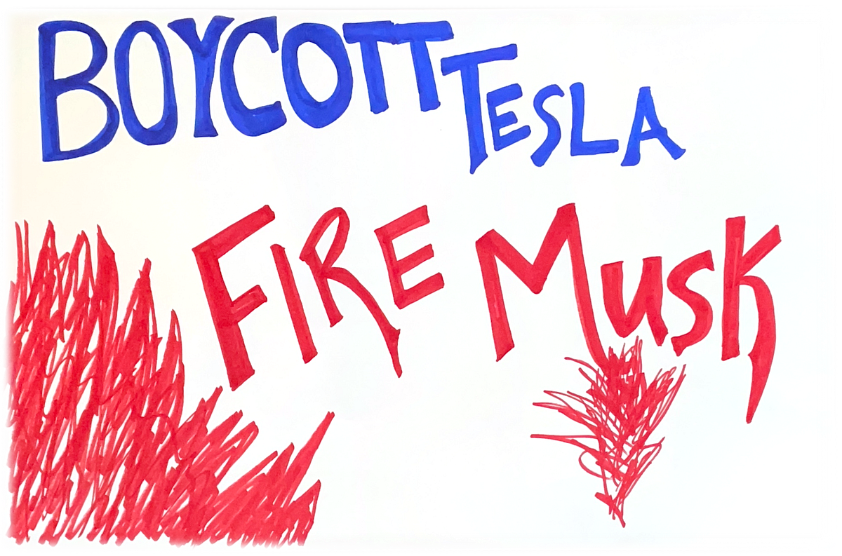 Show Up. Protest Tesla Today. Economic Boycott… | by Jennifer Moorman ...