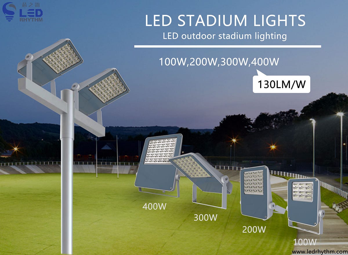 LEDRHYTHM’s floodlight lighting is designed for sports lightingThe flood light can be matched ...