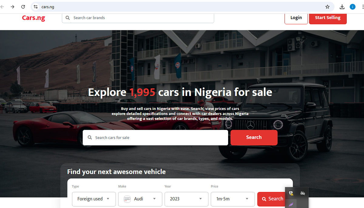 My Recommendations: Unveiling the User Experience of Cars.ng | by ...