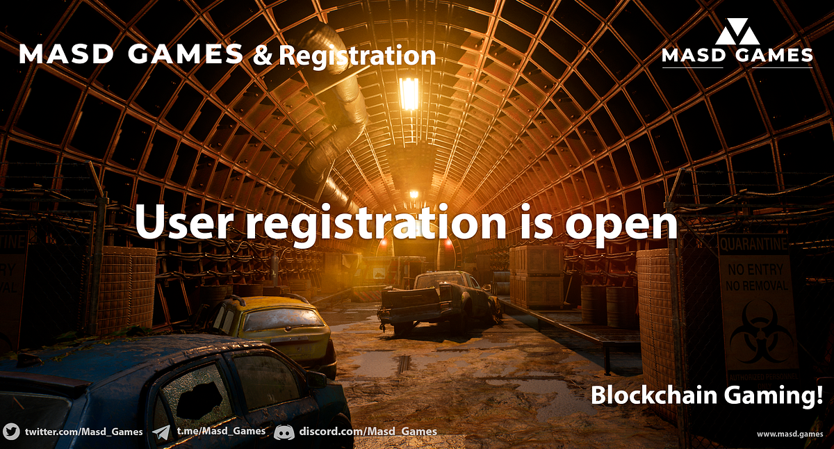 Registration is open…. - Masd.Games - Medium