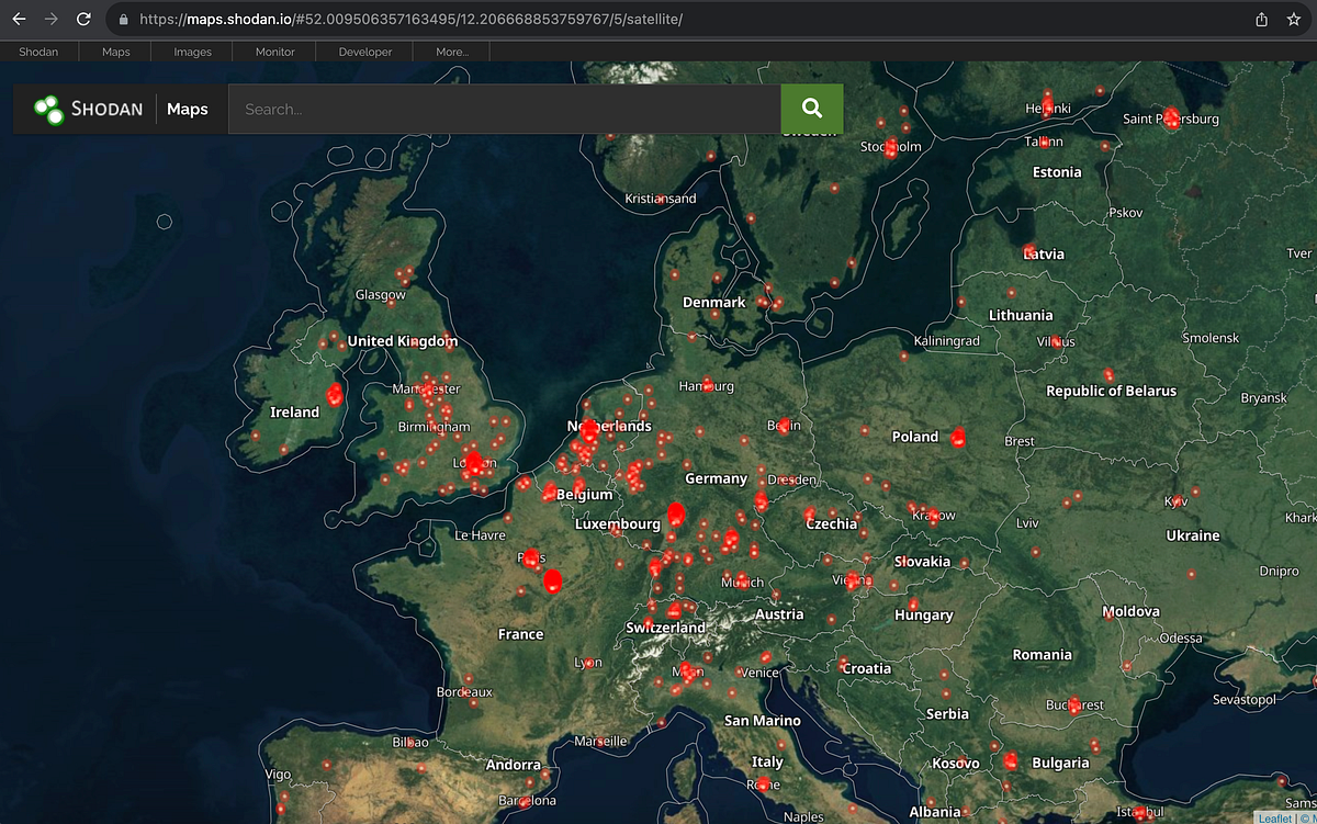 How to use Shodan Maps for OSINT. Since I spent quite some time… | by Lennart Erikson | Medium