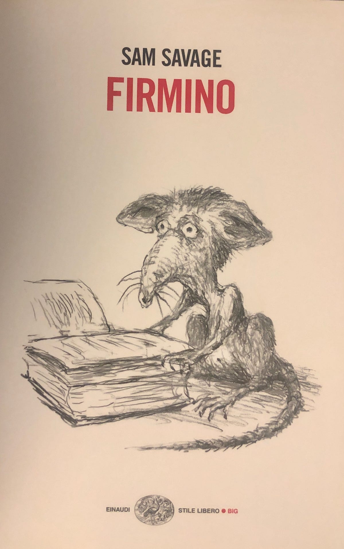Il Sabato del Libro (13/08/2022). Firmino | by Giorgio Santini | Medium
