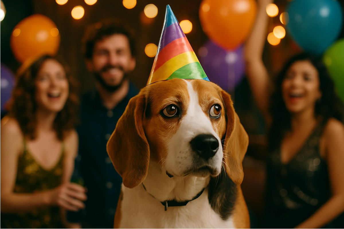 Como un perro en una fiesta, como sobrevivir a la aceleración de la IA ...