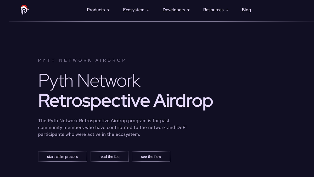 Pyth airdrop — Get airdrop from Pyth now with full instructions! | by LuckymanFun | Jan, 2024 ...