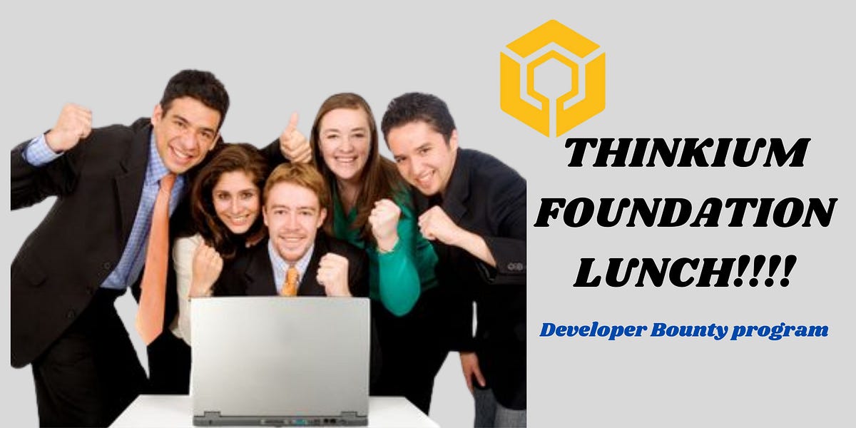 Thinkium Developer Bounty Plan. Are you conversant with Blockchain ...