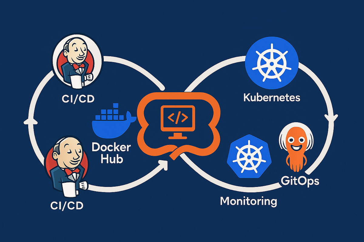 DevOps — Part 7: End-to-End DevOps Project — CI/CD, GitOps, Monitoring with Jenkins, Docker ...