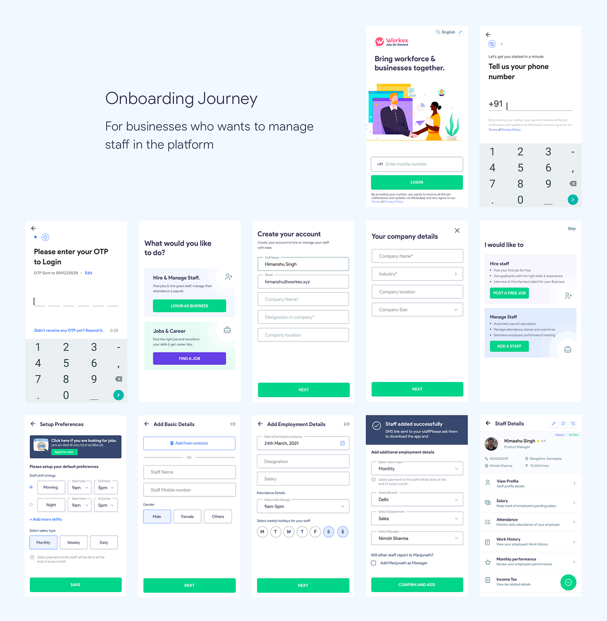 Case Study: Designing user experience for digital staffing platform ...