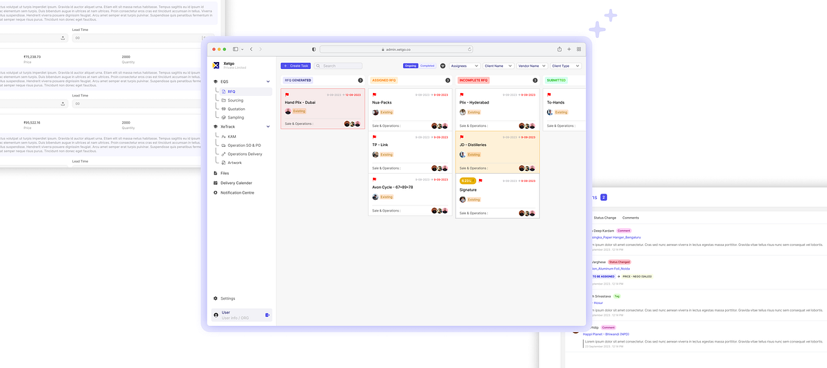Internal Tool: Streamlining Order Tracking from RFQ to Delivery — A ...
