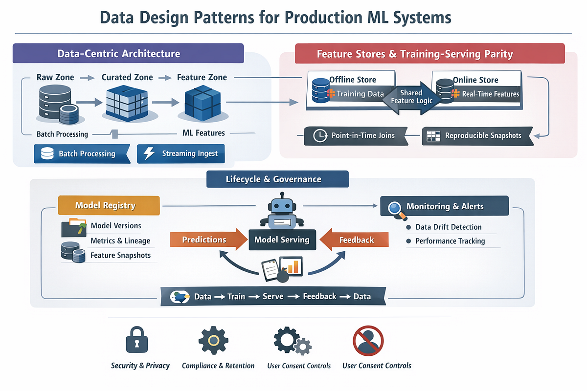 Production‑proven data design patterns for ML systems | by Sebastian ...