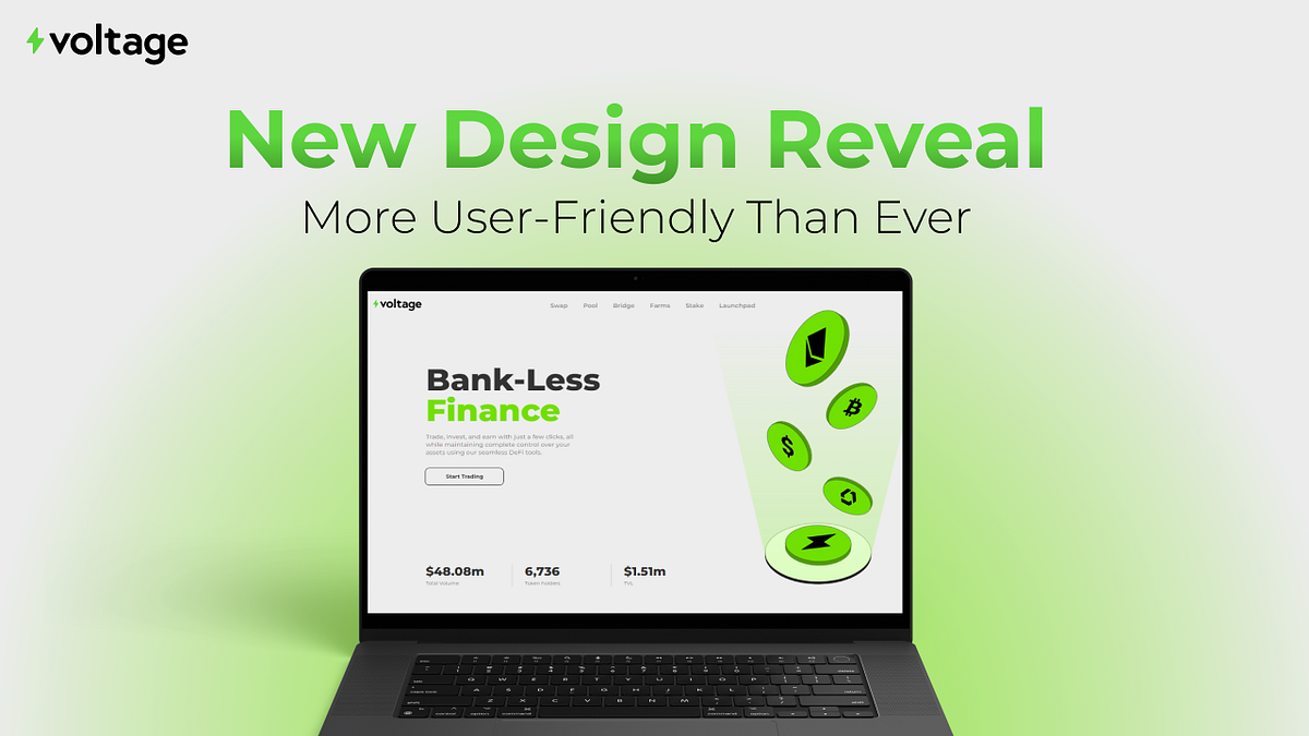Introducing Voltage’s New DEX UI: A Seamless Experience for All | by ...
