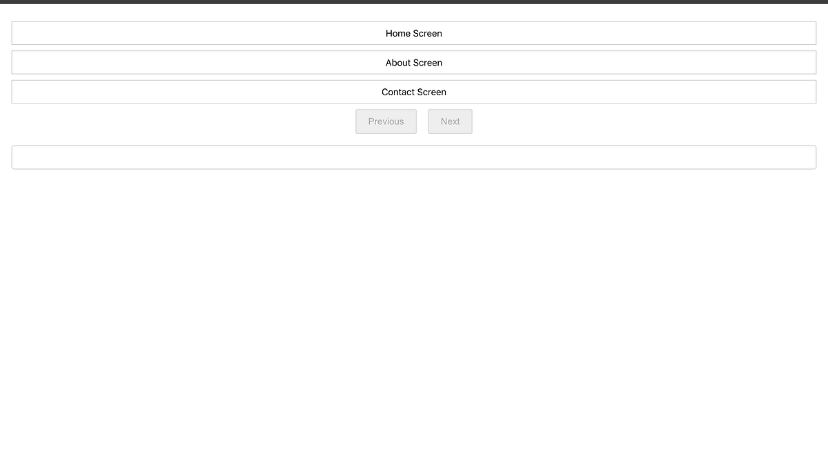 Dynamic navigation in React js using next and preview screens | by ...