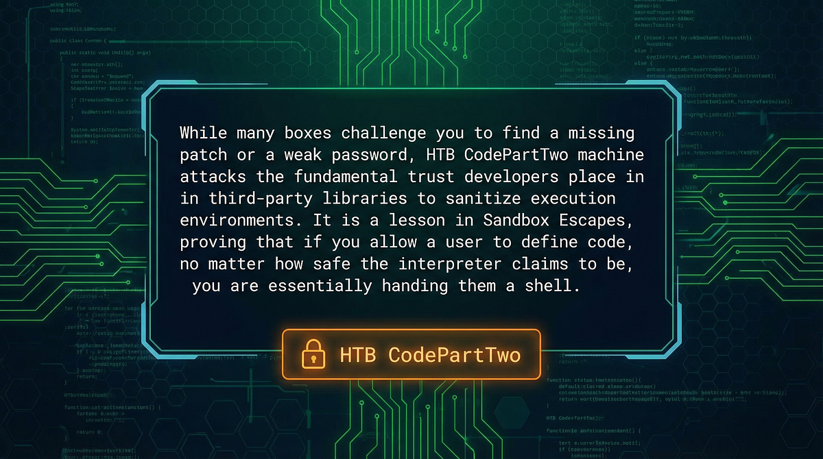 HTB CodePartTwo Machine Walkthrough | by The Mastermind Notes | Medium