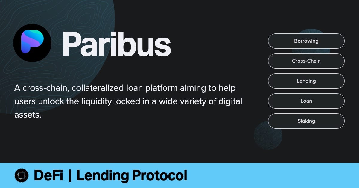 Paribus: A Secure and User-Friendly Financial Technology Platform for Borrowers and Lenders ...