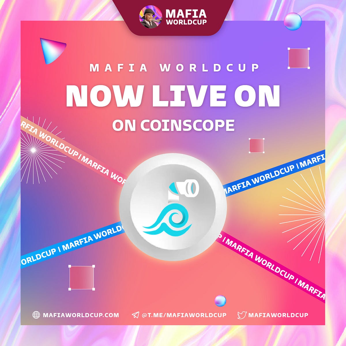 🎉NOW LIVE🎉 Mafia World Cup now can be tracked on @coinscope_co 🔗: https ...