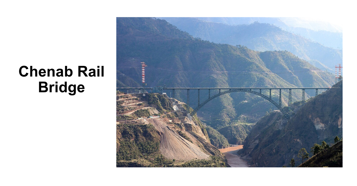 Chenab Rail Bridge in India: A Modern Engineering Marvel | by Aimil Ltd ...