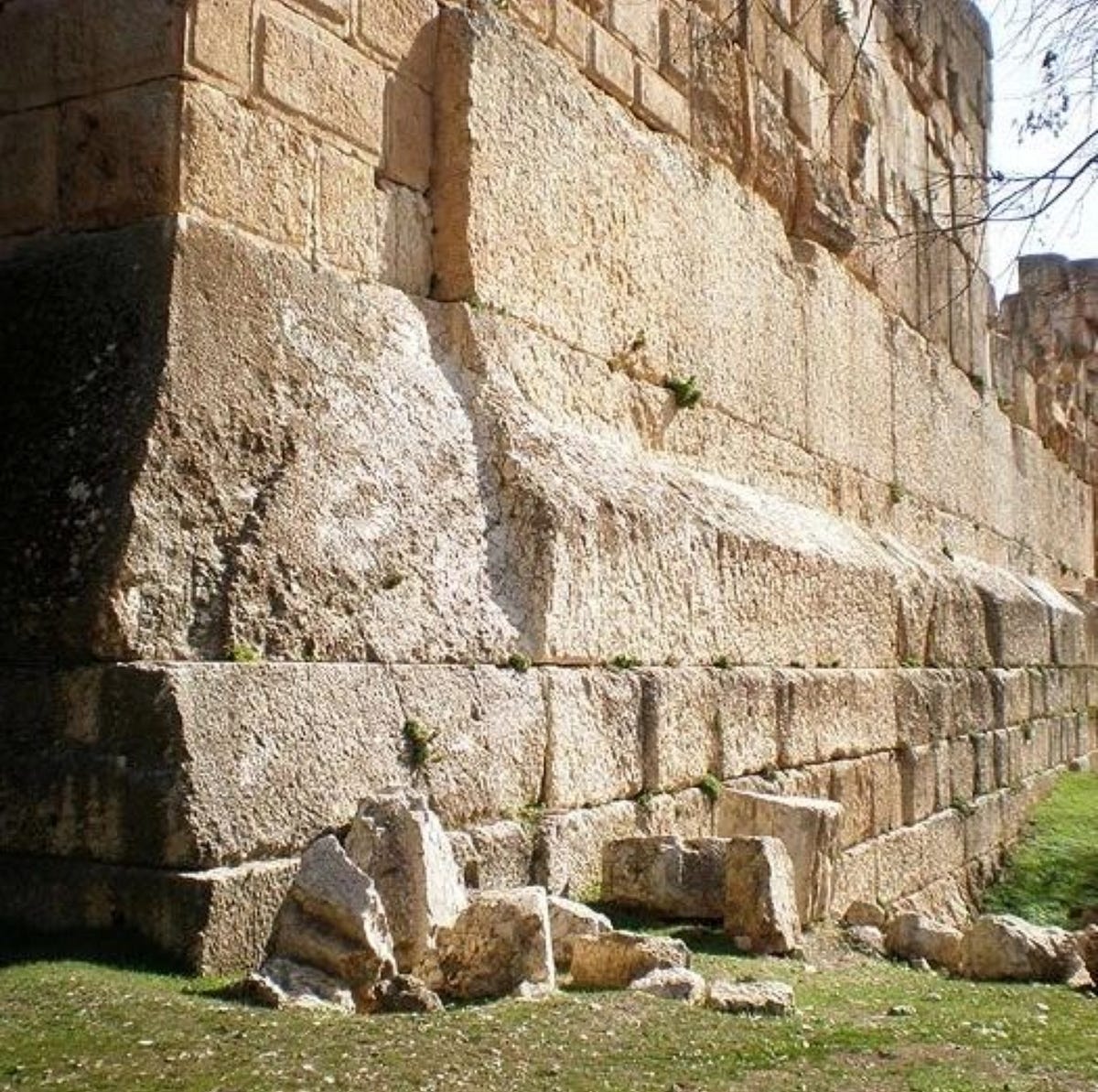 Trilithon Baalbek The Trilithon is a group of three large stone blocks ...