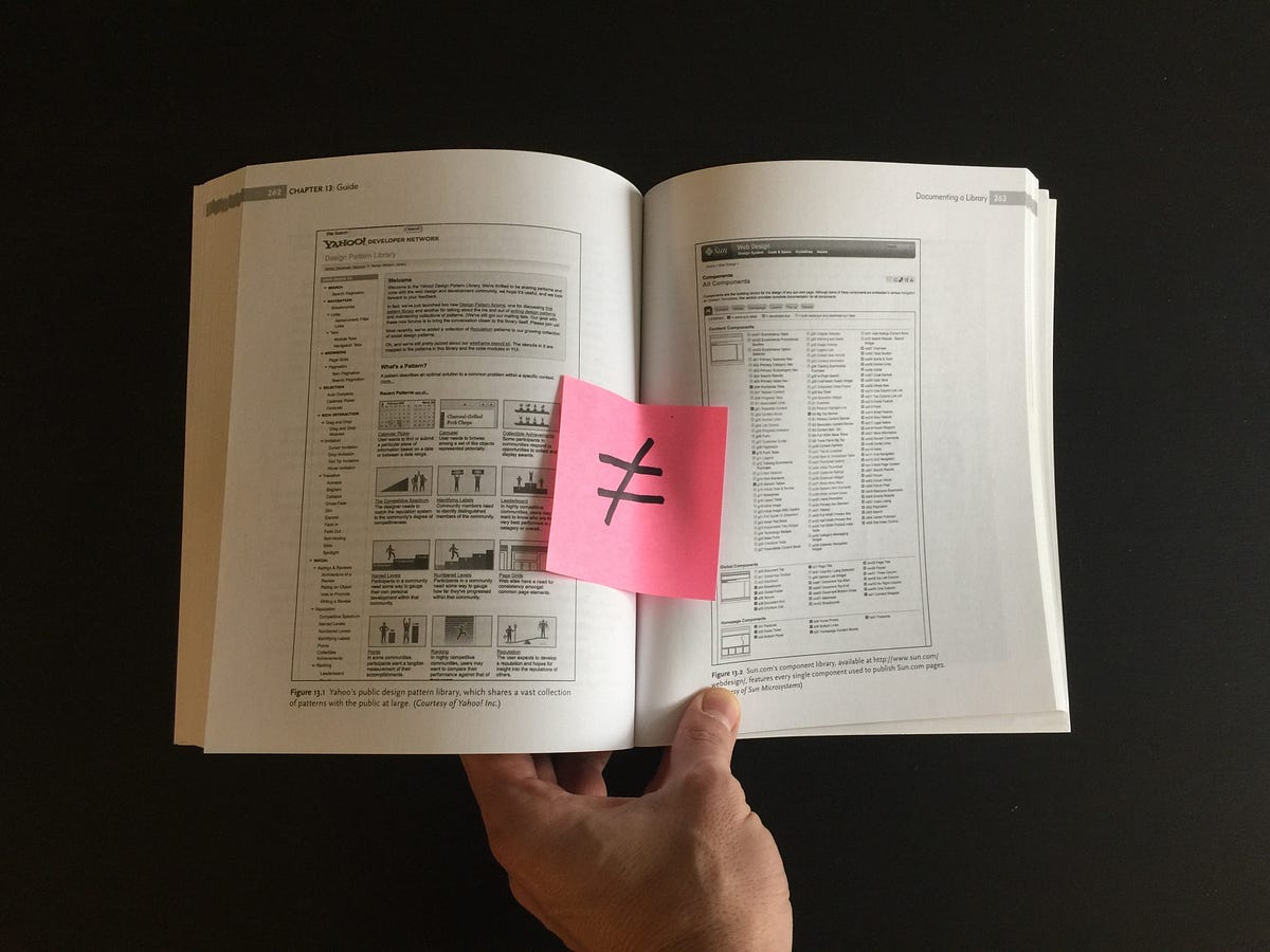 UX Patterns ≠ UI Components. Our Community, not Companies, Should… | by Nathan Curtis ...