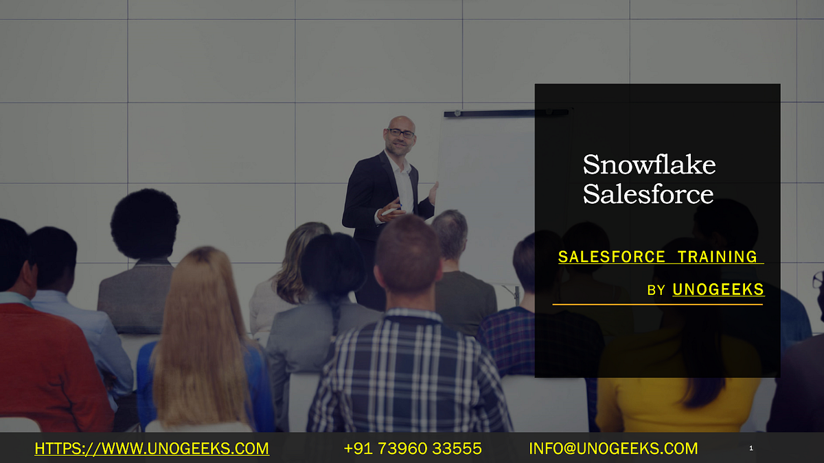 Snowflake Salesforce. Snowflake and Salesforce are separate… | by ...