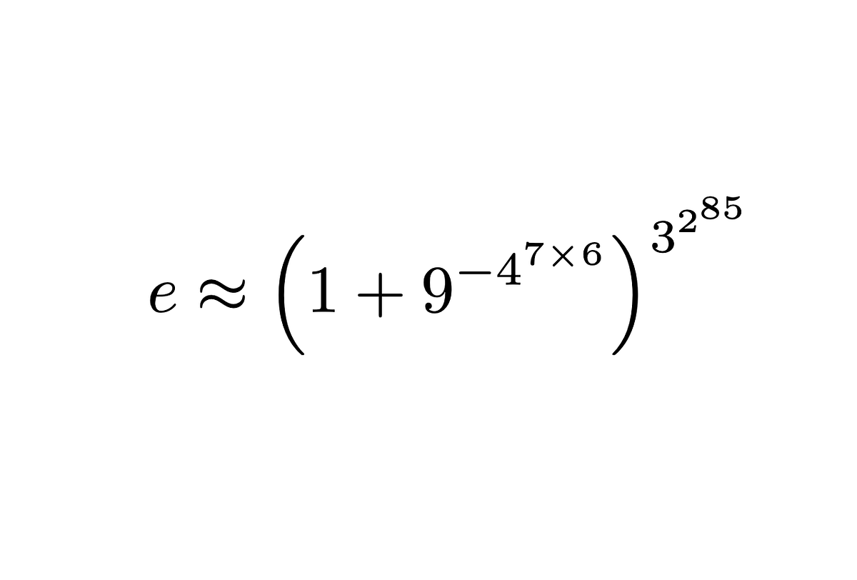 I Found An Incredible Approximation to e by Richard Shabey! | by BL | Math Games | Nov, 2025 ...
