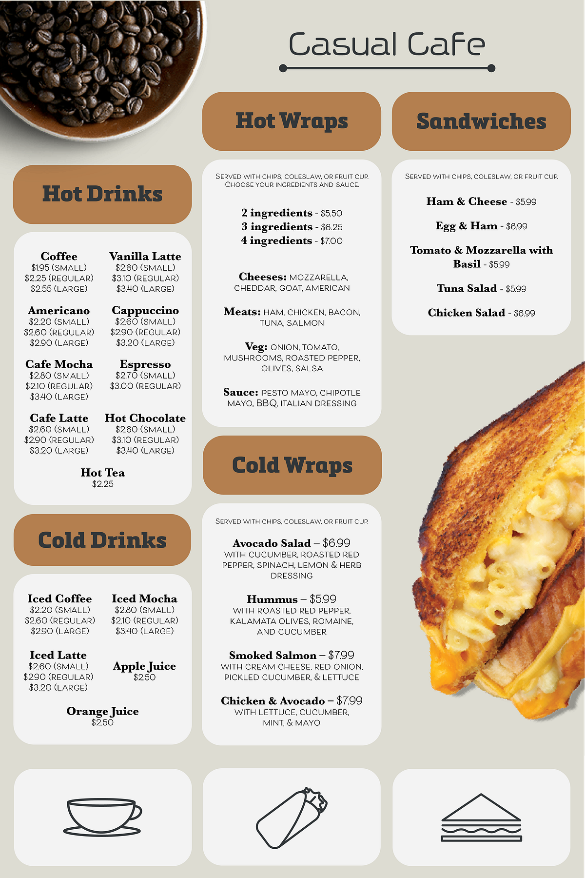 Final Menu Phase 4. A lot of the critique I received… | by Jacob ...